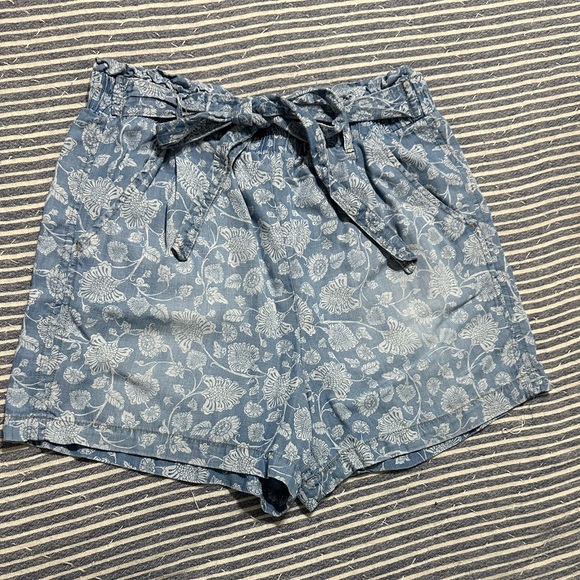 Knox Rose | Shorts | Knox Rose High Waist Blue Floral Shorts | Poshmark
